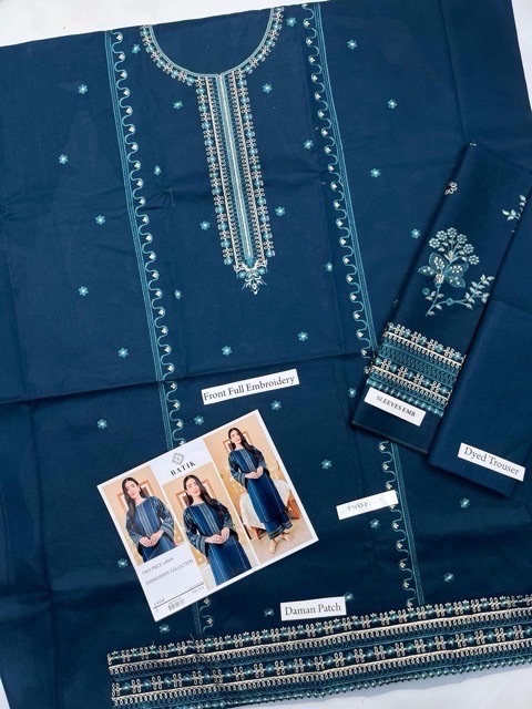 Buy Batik BT-70 2 Piece Embroidered Lawn Suit Online