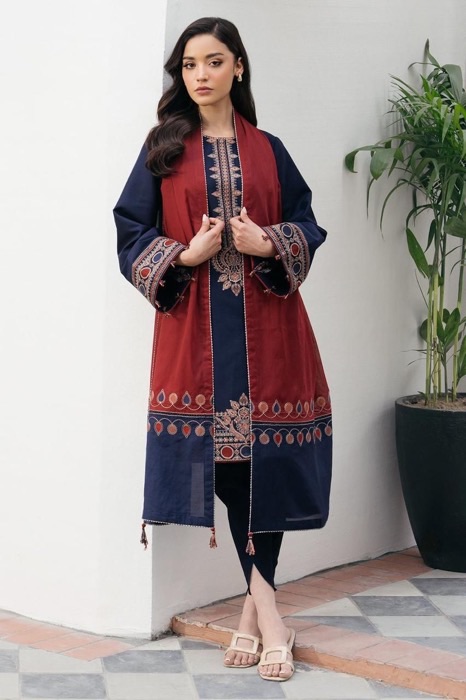 Jazmin IA-55 Luxury Lawn Heavy Embroidered Suit