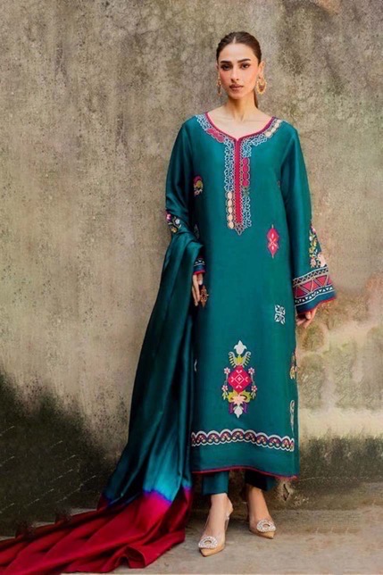 Vintage IA-58 Luxury Lawn Full Heavy Embroidered Suit