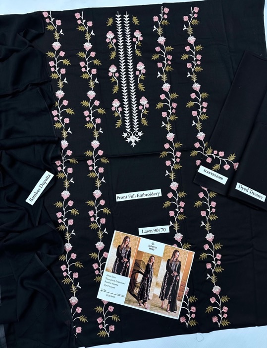 Juliette Vintage IA-62 Luxury Lawn Full Heavy Embroidered Suit